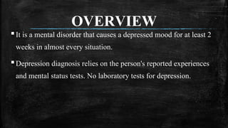 Major depressive disorder mdd | PPTX | Mental Health | Diseases and ...
