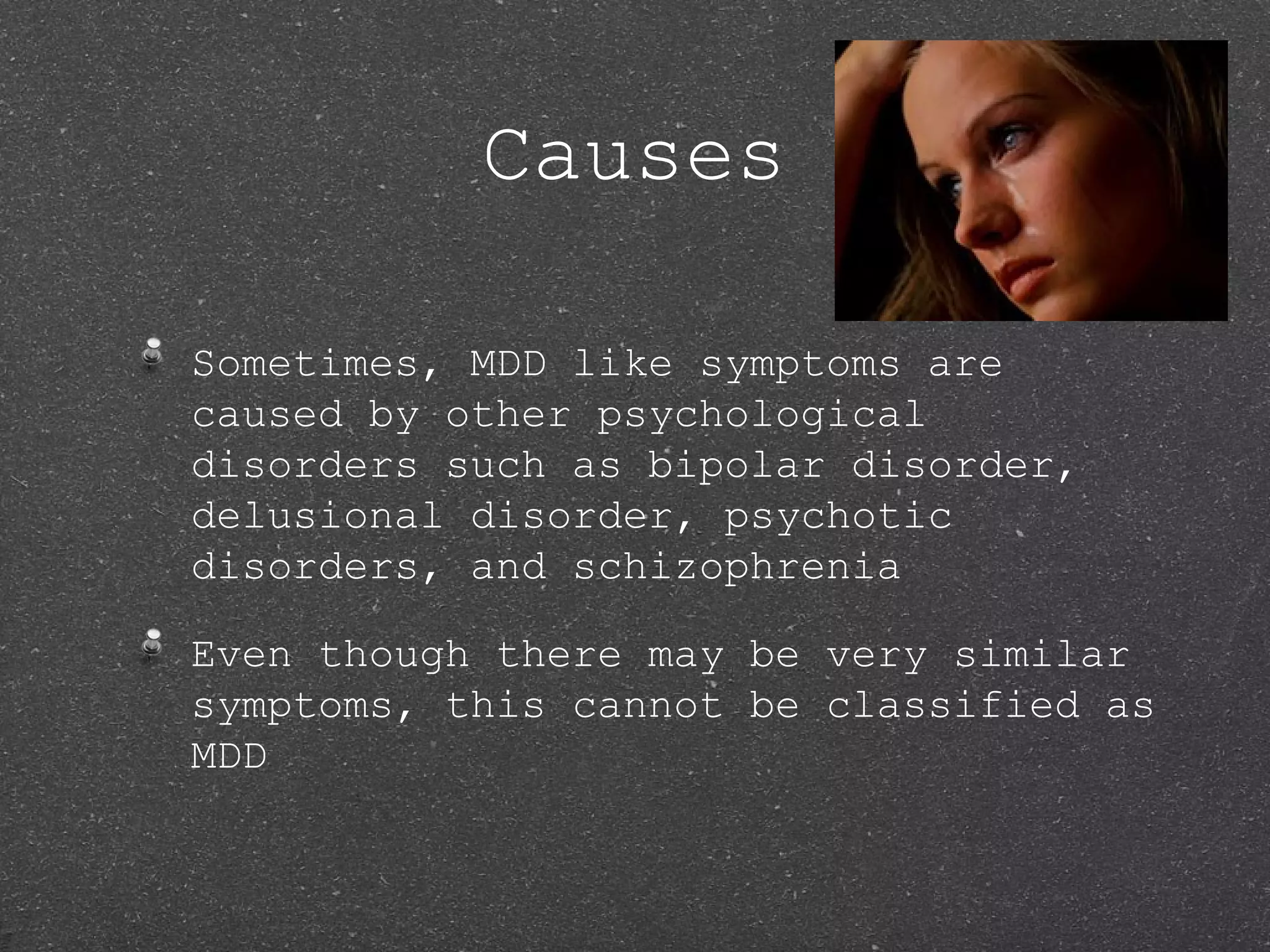 Major depressive disorder powerpoint | PPT