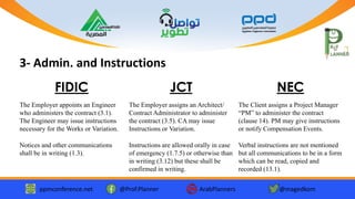 Major Differences between (FIDIC-JCT-NEC).pdf