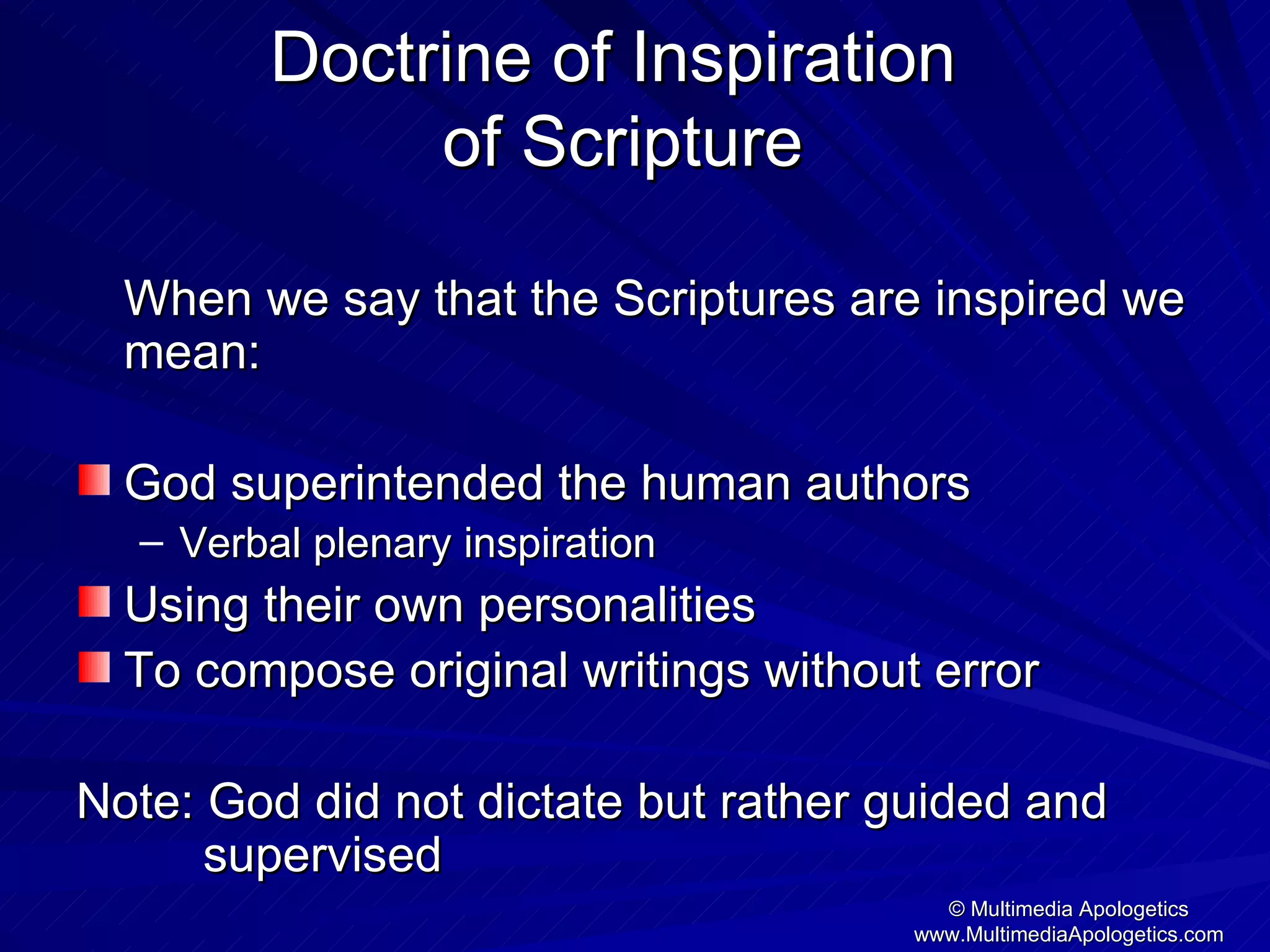 Major Doctrines Of Christianity | PPT