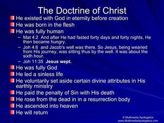 Major Doctrines Of Christianity | PPT