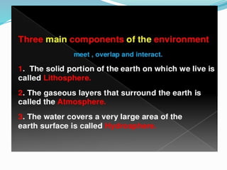 MAJOR DOMAINS OF THE EARTH ppt.pptx EDUC | PPT
