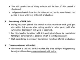 Major economic traits of cattle and buffalo | PPTX