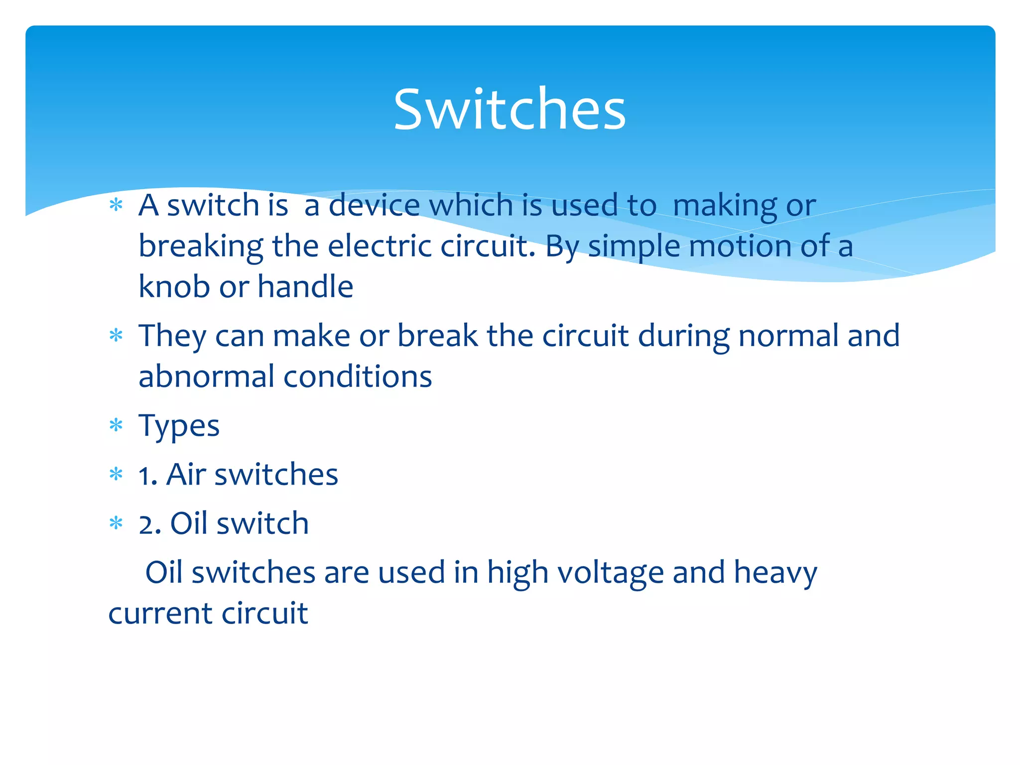 Major electrical equipment in power plants | PPTX