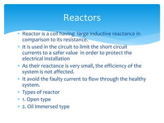 Major electrical equipment in power plants | PPTX