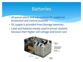 Major electrical equipment in power plants | PPTX