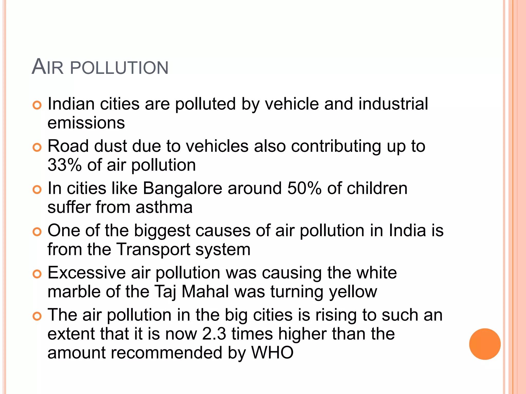 Major environmental issues in india | PPTX
