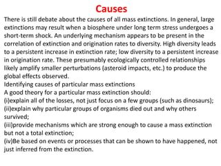 Major extinction events | PPTX