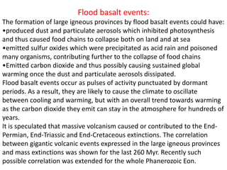 Major extinction events | PPTX