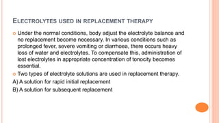 Major extra and intra-cellular electrolytes | PPTX