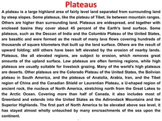 Major features of earth's surface | PPTX