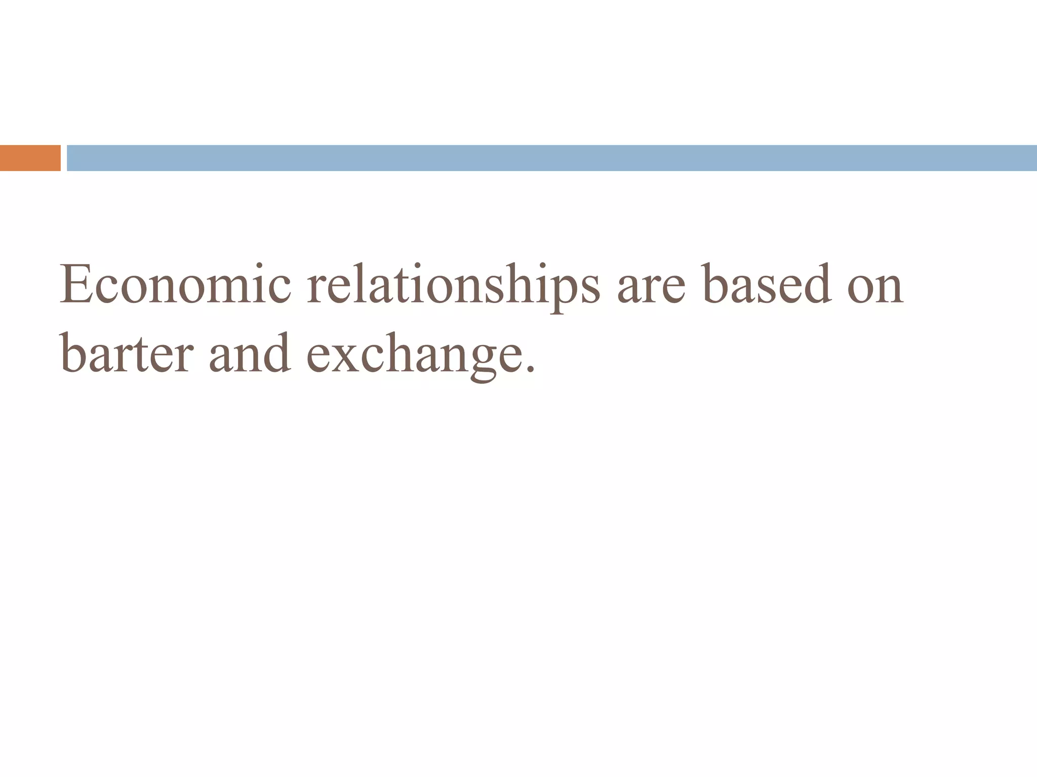 Major features of primitive economy | PPTX