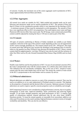 EFFECT OF W/C RATIO, ADMIXTURE, SIZE OF AGGREGATE ON COMPRESSIVE ...