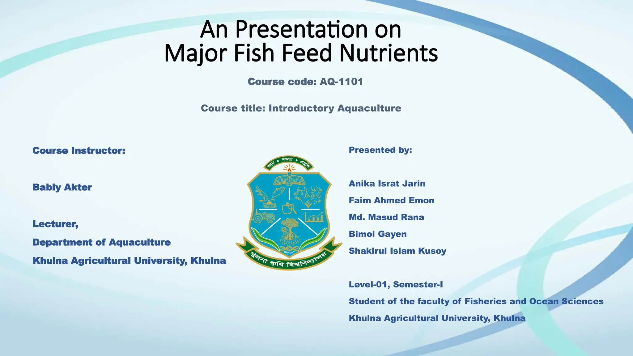 Major fish feed nutrients ( Definition of nutrients-2.pptx