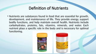 Major fish feed nutrients ( Definition of nutrients-2.pptx