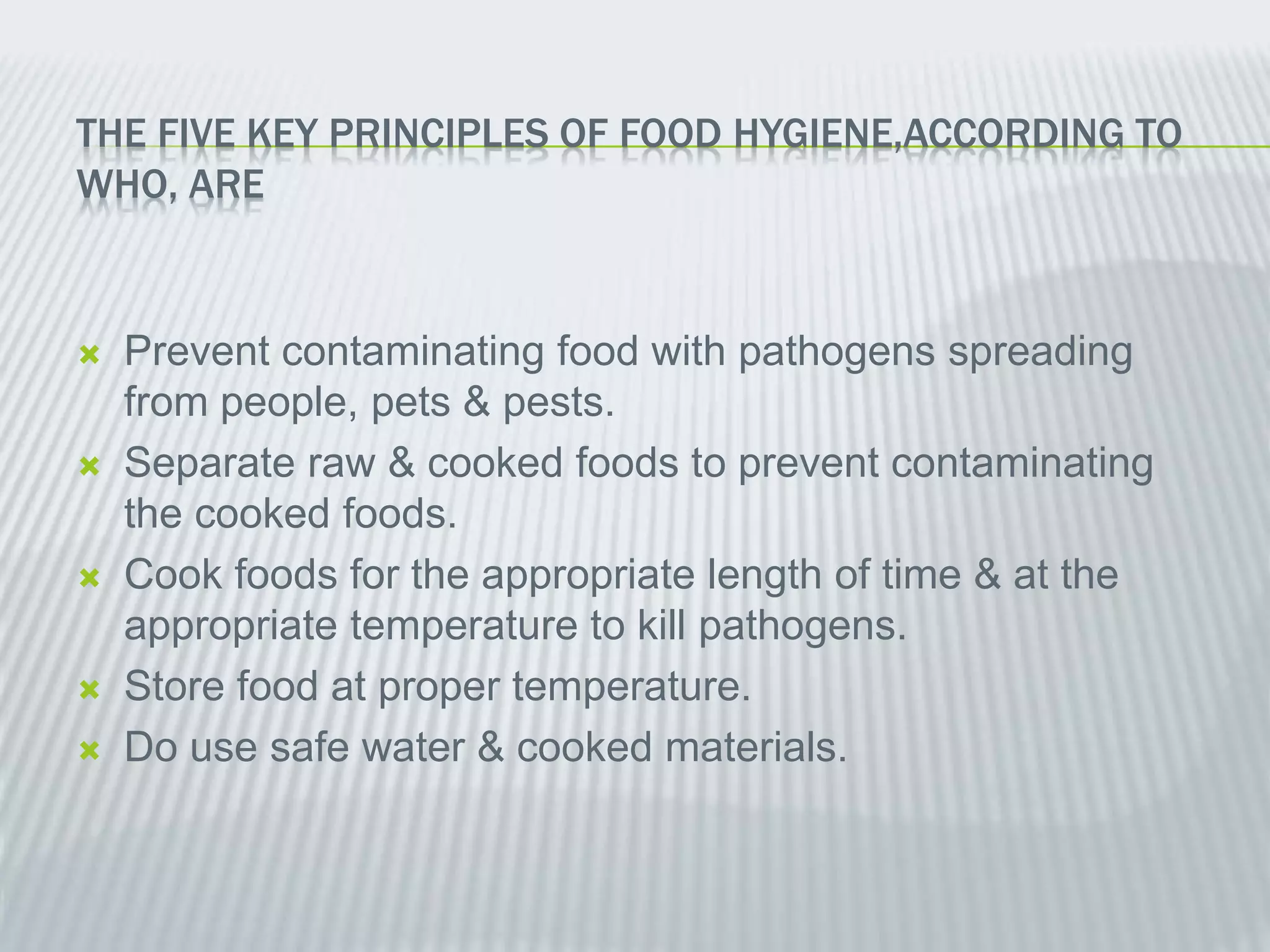 Major food safety & quality control | PPTX