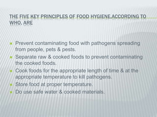 Major food safety & quality control | PPTX