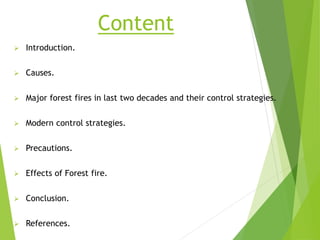 Major Forest Fires in Last Two Decades....pptx | Indoor Environmental ...