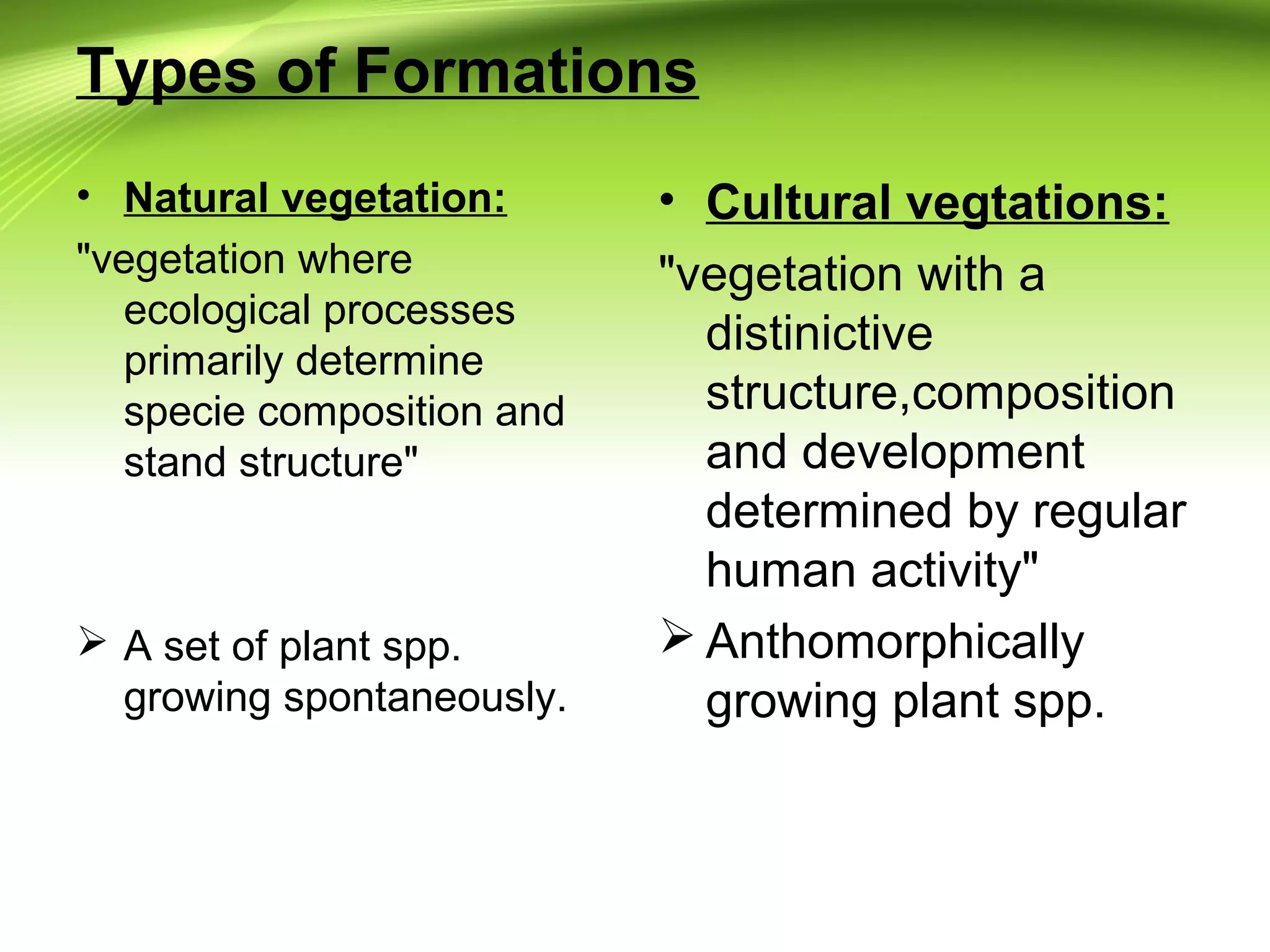 Major formation types of the world | PPT