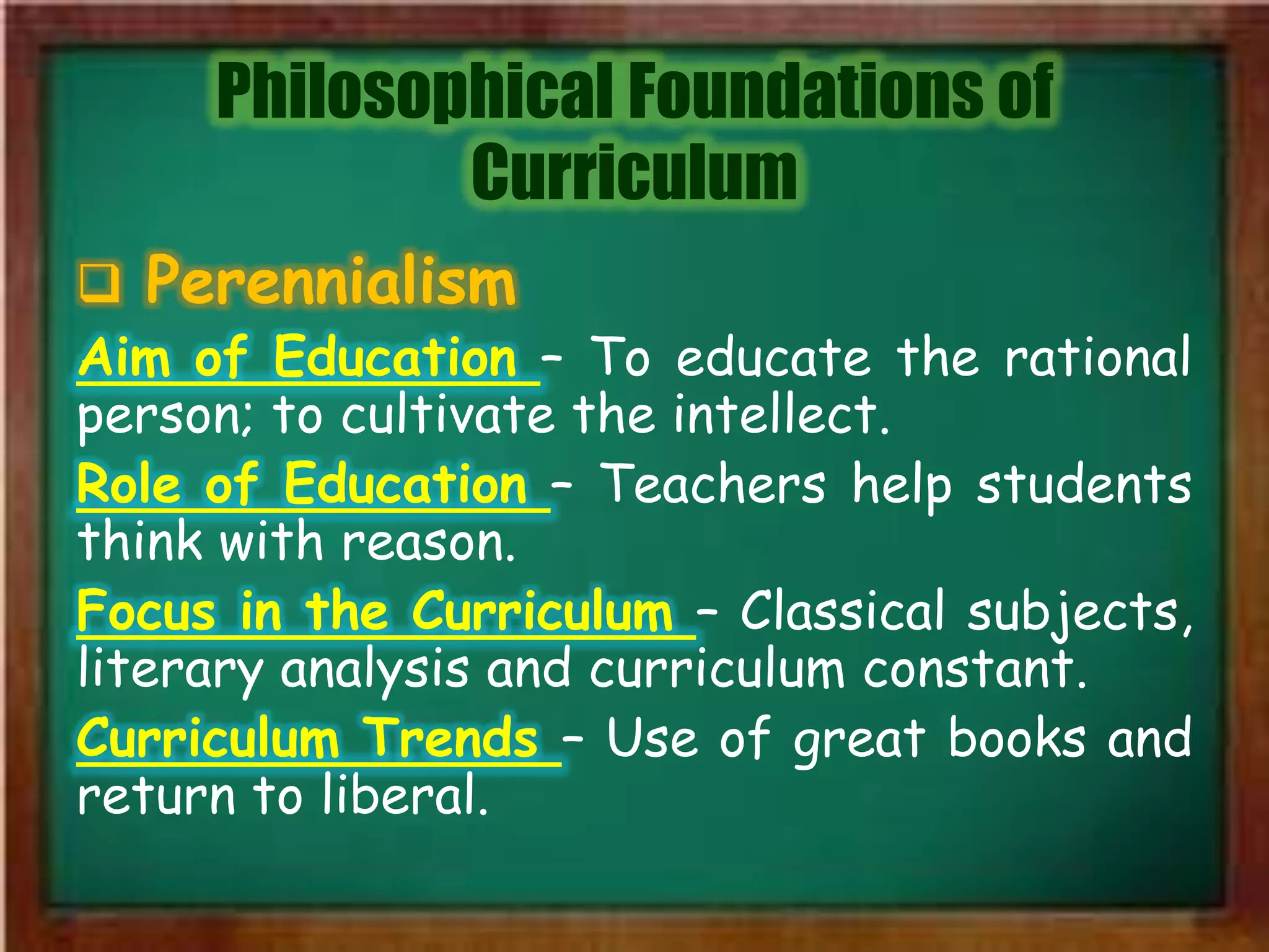 Major foundations of curriculum | PPTX