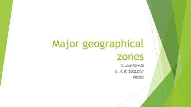 Major geographical zones | PPT