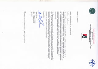 Major giese ref letter june 2012 | PDF