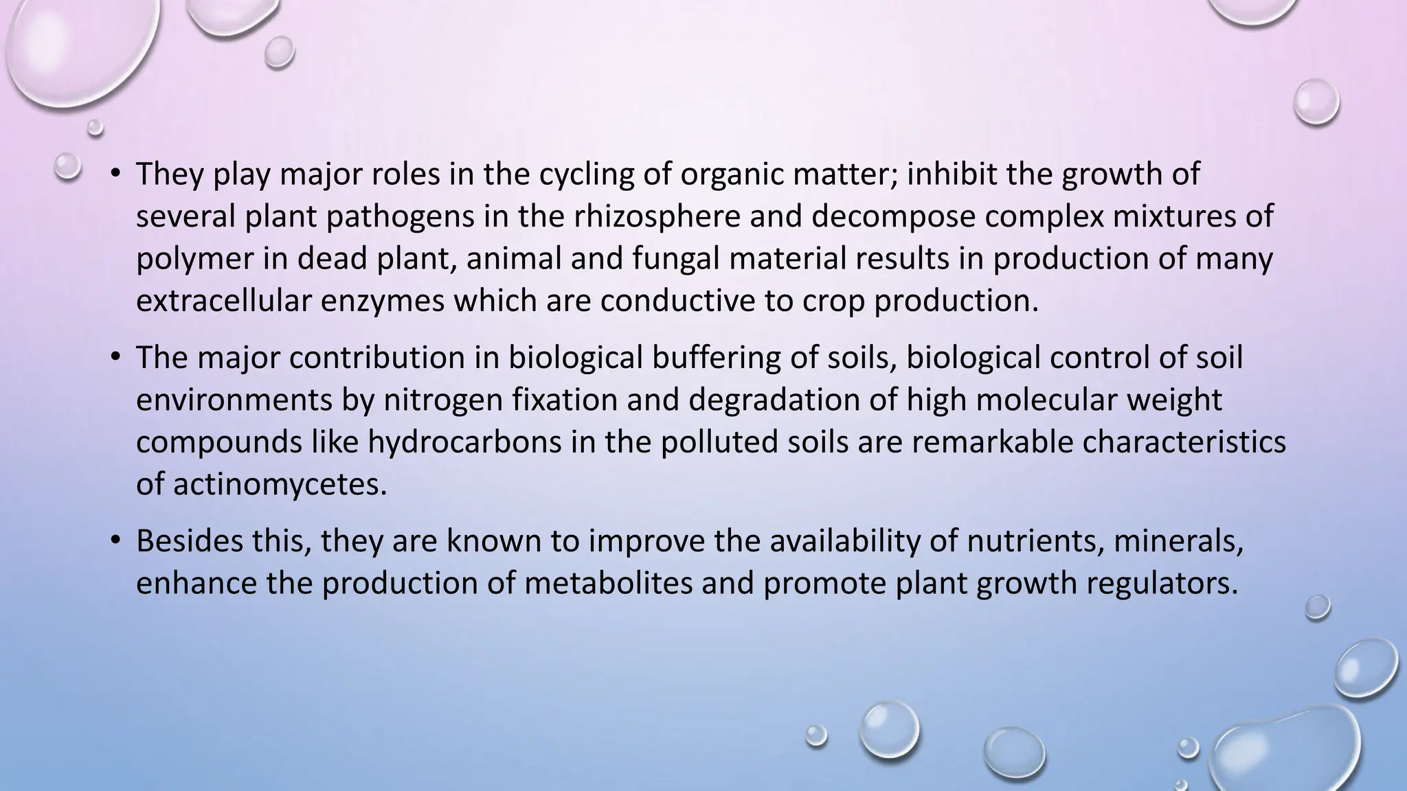 Major groups of bacteria: Spirochetes, Chlamydia, Rickettsia, nanobes ...