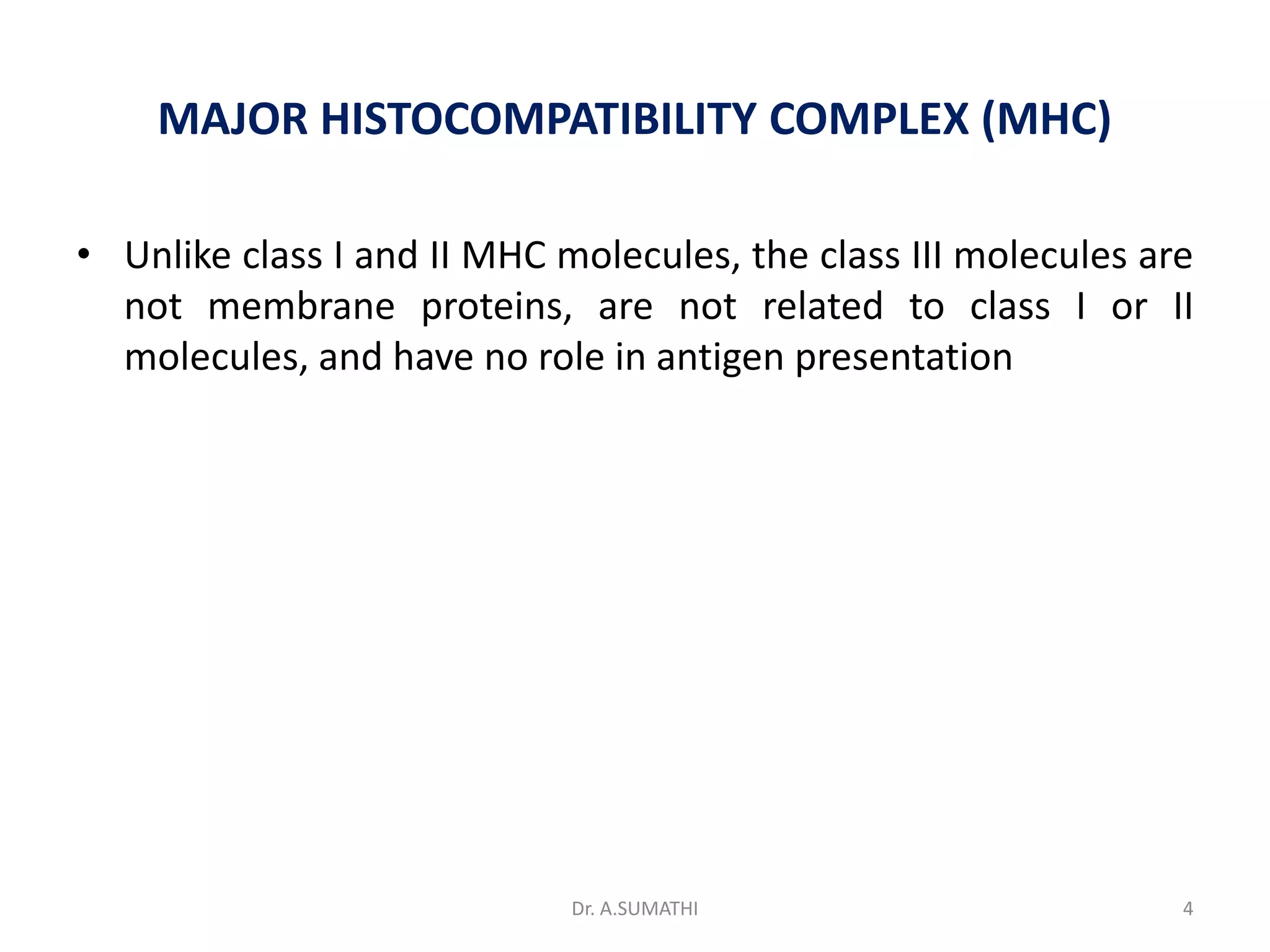 Major histocompatibility complex | PPT