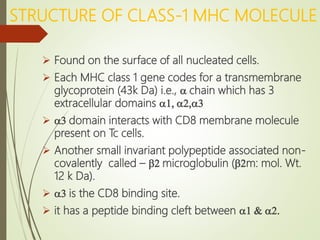 Major histocompatibility complex | PPTX