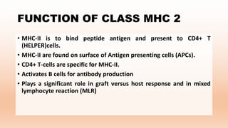 MAJOR HISTOCOMPATIBILITY COMPLEX by Pranzly.ppt
