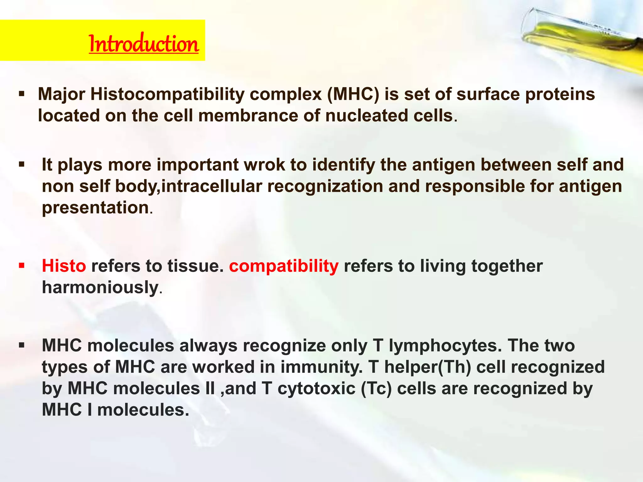 MAJOR HISTOCOMPATIBILITY COMPLEX M.MANIKANDAN.pptx