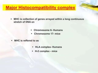 MAJOR HISTOCOMPATIBILITY COMPLEX M.MANIKANDAN.pptx