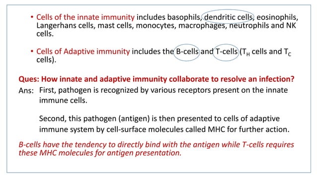 Major histocompatility complex (Antigen Presentation to T cells, Autoimmunity, Transplantation ...
