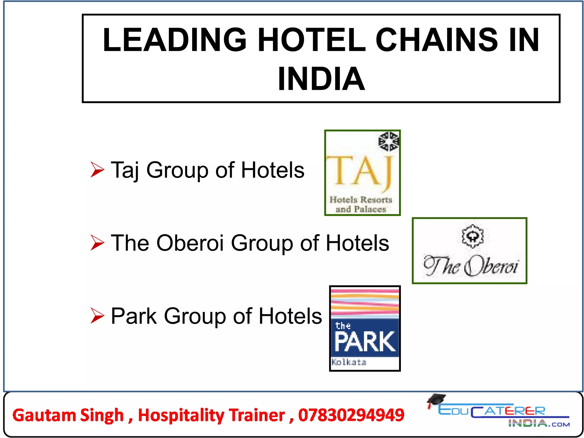 Major hotel chains | PDF