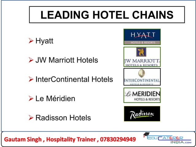 Major hotel chains | PDF