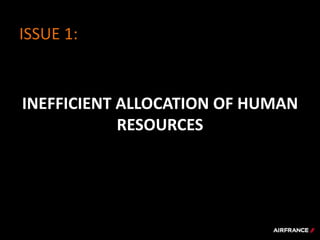 Major HRM Issues At Air France | PPTX