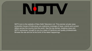 Major indian news portals | PPTX