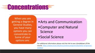 Majoring in General Studies | PPT