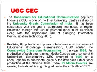 Major institutions of educational technology in india | PPTX