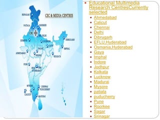 Major institutions of educational technology in india | PPTX