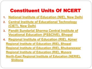 Major institutions of educational technology in india | PPTX