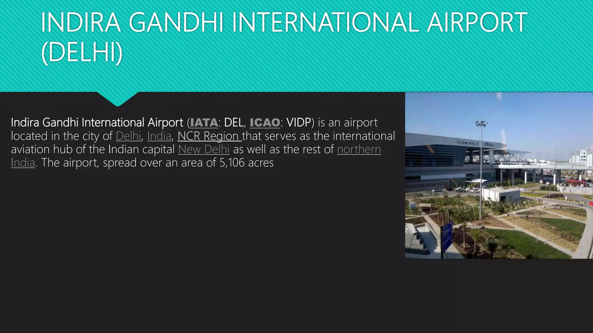 Major international airports in india | PPTX
