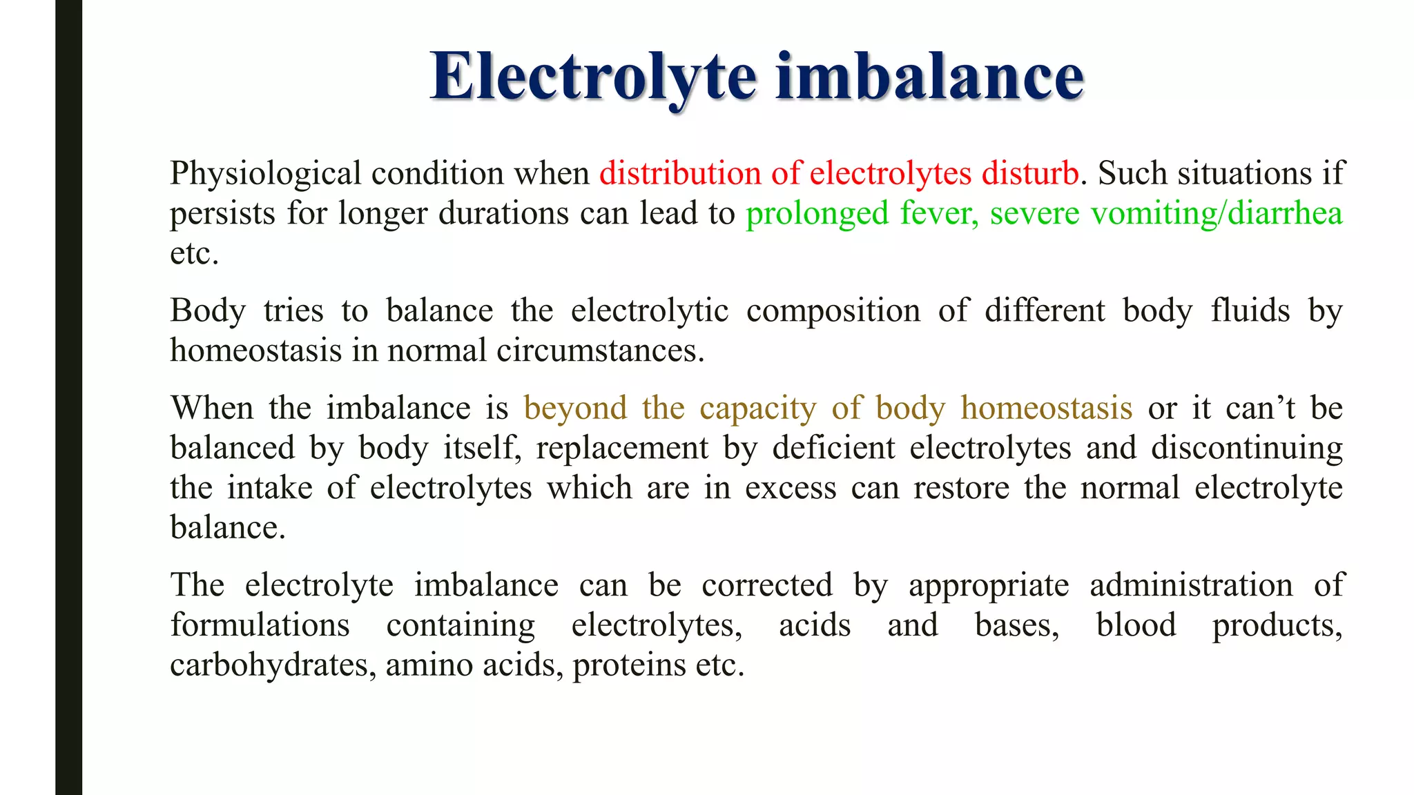 Major intra and extracellular electrolytes | PDF