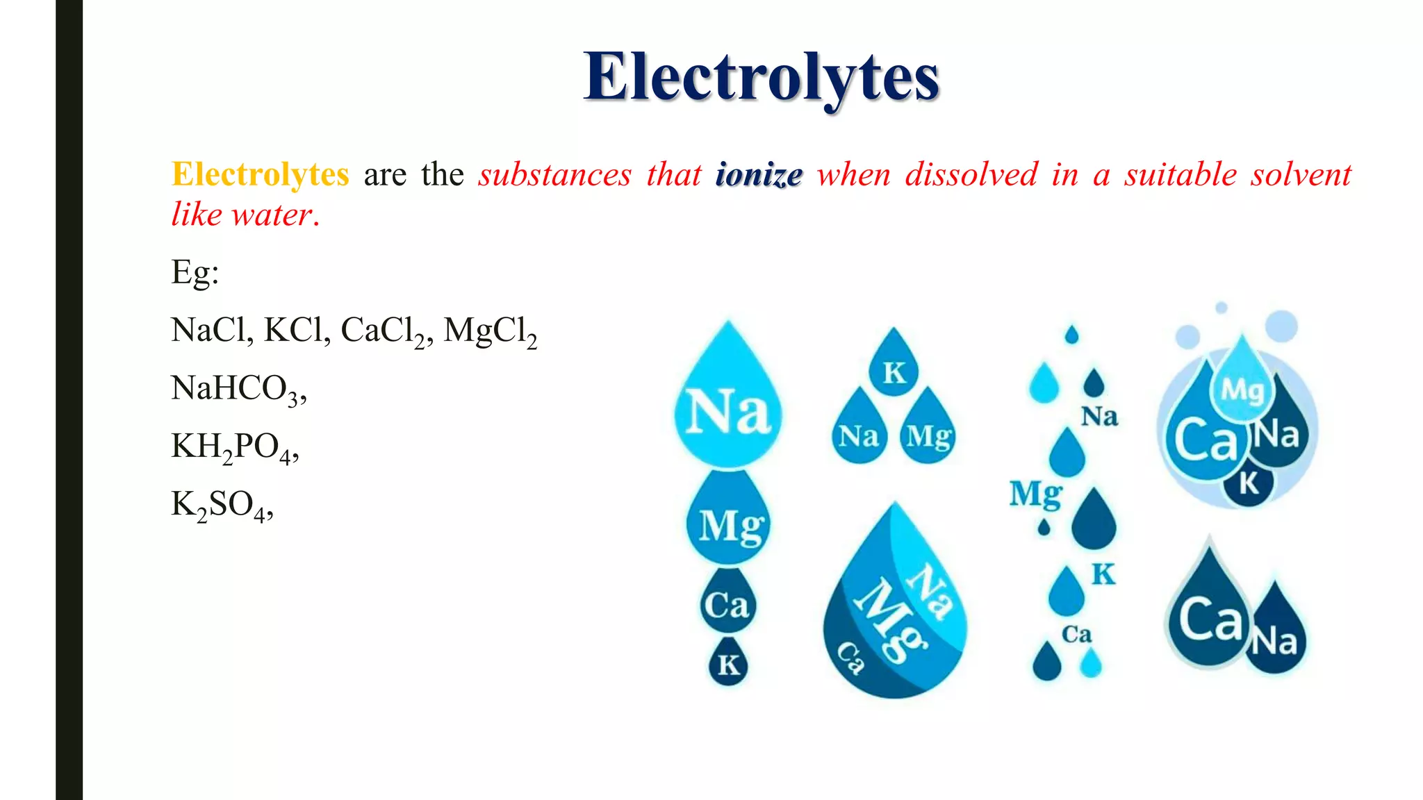 Major intra and extracellular electrolytes | PDF
