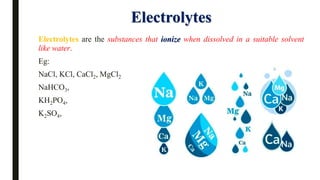 Major intra and extracellular electrolytes | PDF