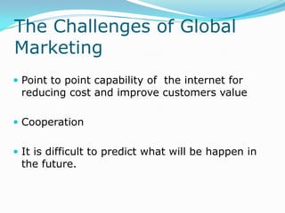Major issues in global marketing | PPTX