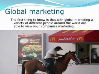 Major issues in global marketing | PPTX