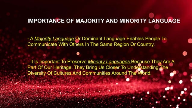 MAJORITY-AND-MINORITY-LANGUAGE.pptx | Free Download
