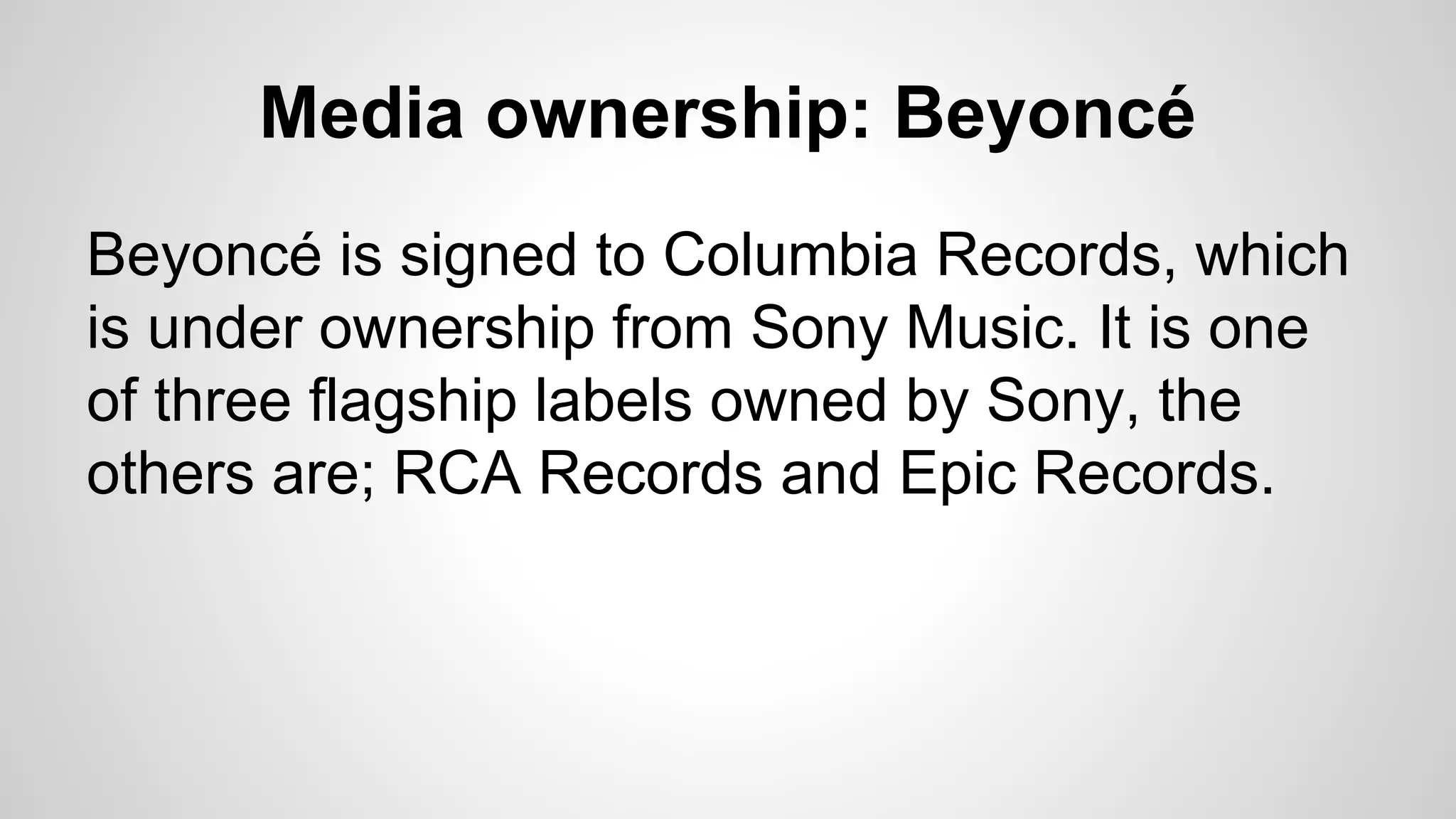 Major label case study | PPT