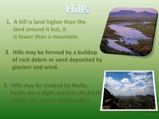 Major land form of earth | PPTX